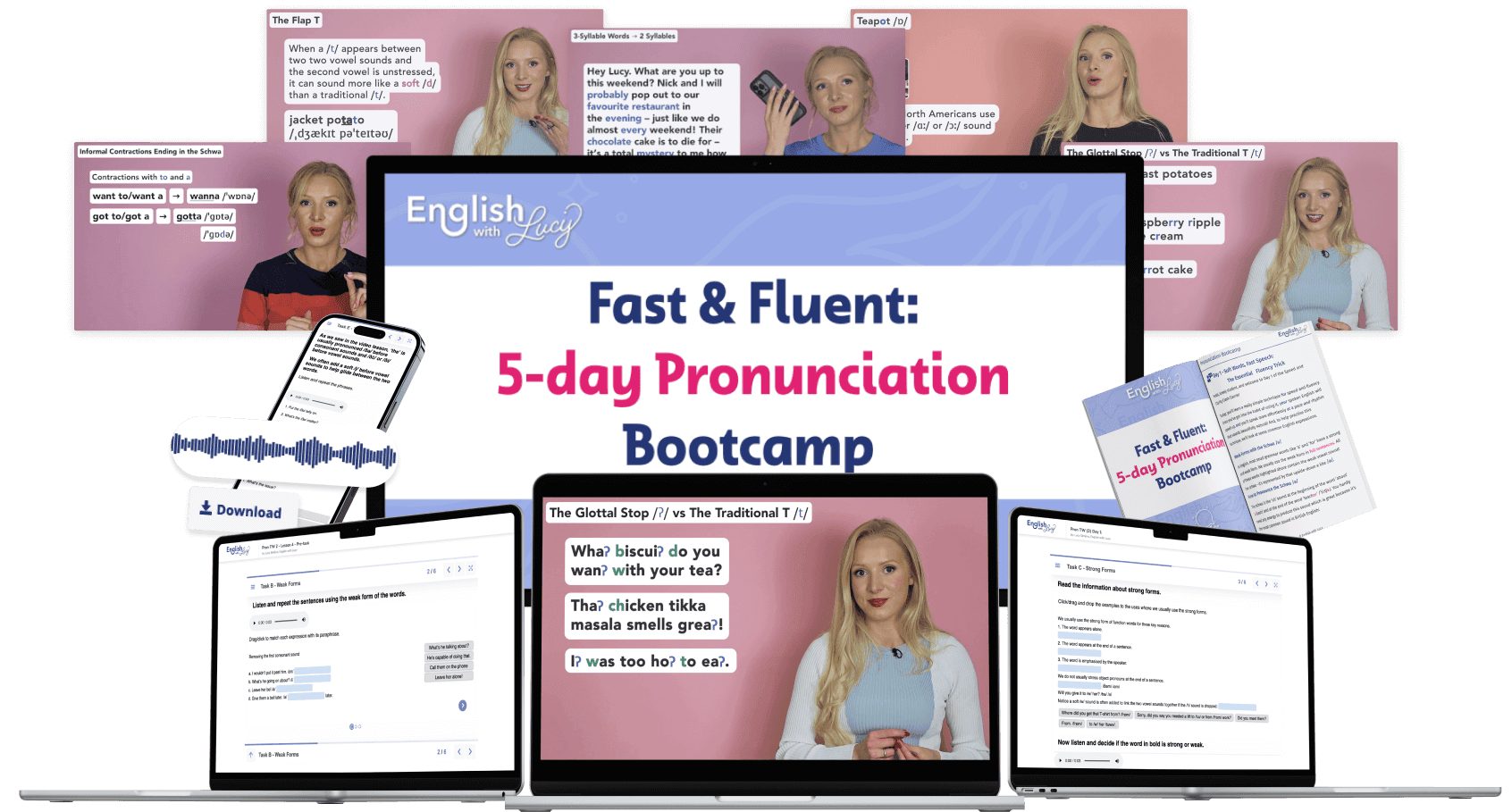 Fast & Fluent 5-Day Pronunciation Bootcamp | English With Lucy